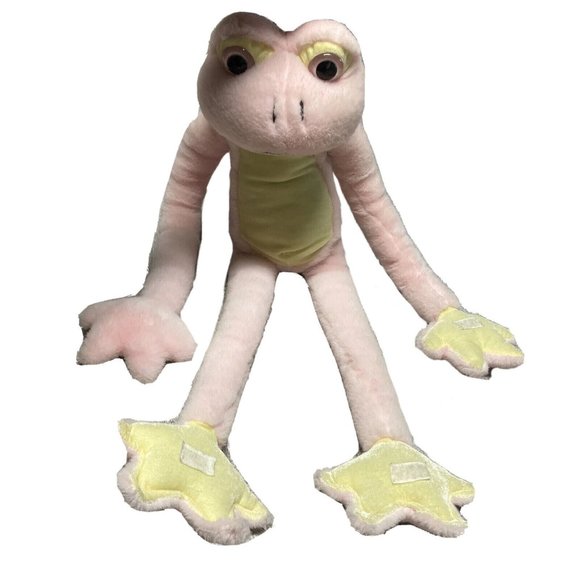 Goffa | Toys | Goffa Hanging Frog Plush Toy Pink And Yellow 28 Long ...